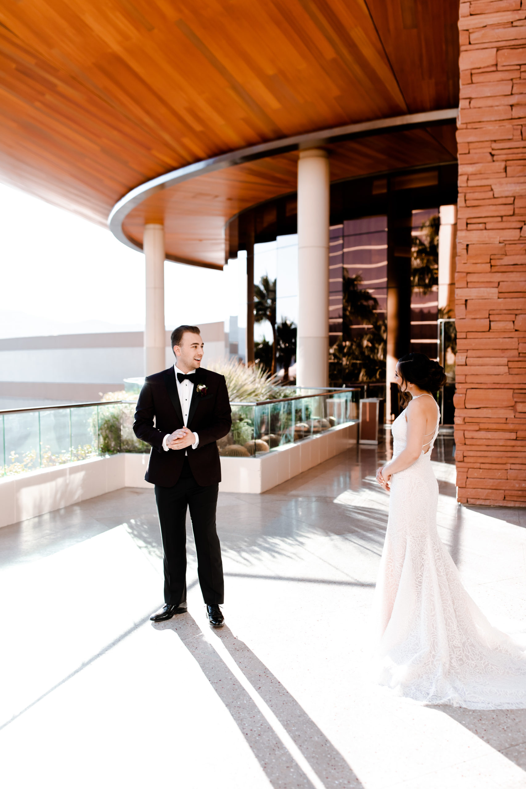 Zoe & Mitchell’s Poolside Ceremony at Red Rock Canyon Resort and Spa ...