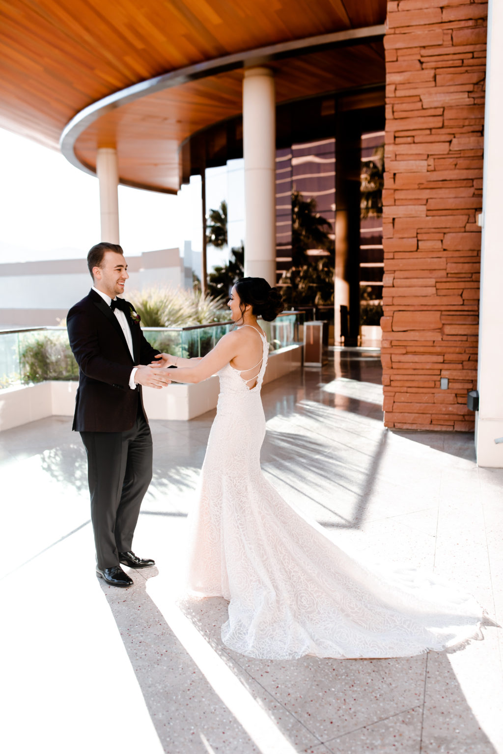 Zoe & Mitchell’s Poolside Ceremony at Red Rock Canyon Resort and Spa ...