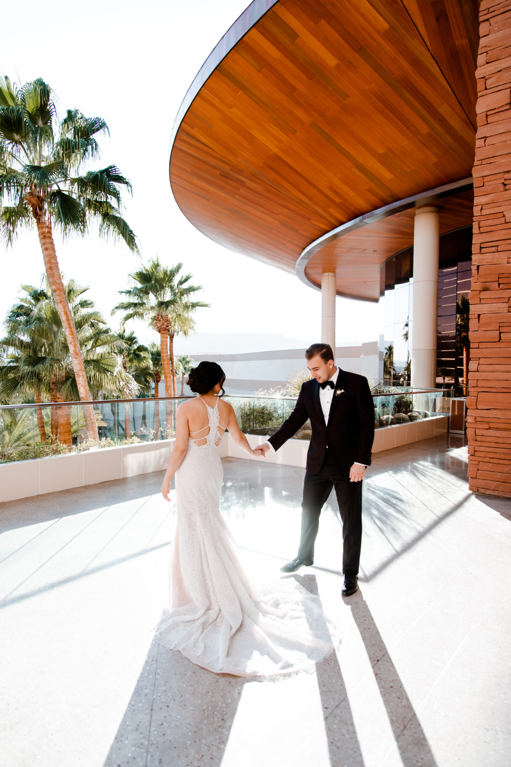 Zoe & Mitchell’s Poolside Ceremony at Red Rock Canyon Resort and Spa ...